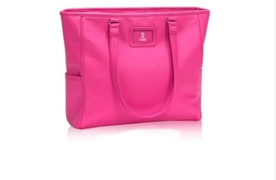 Thirty One faux leather Cindy Tote directors limited edition Pink - NEW ...