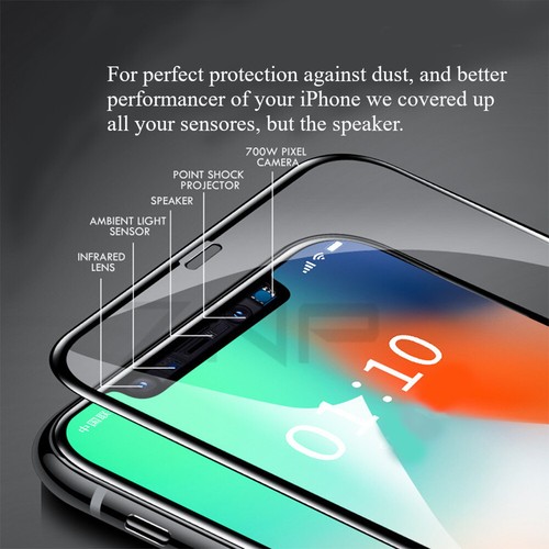 10D Curved Screen Protector Tempered Glass Film For iPhone 11 Max XR 7 ...