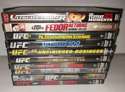 UFC 1 DVD FIGHT COLLECTION GSP ST PIERRE JONES ALDO FEDOR TUF SHOGUN ...