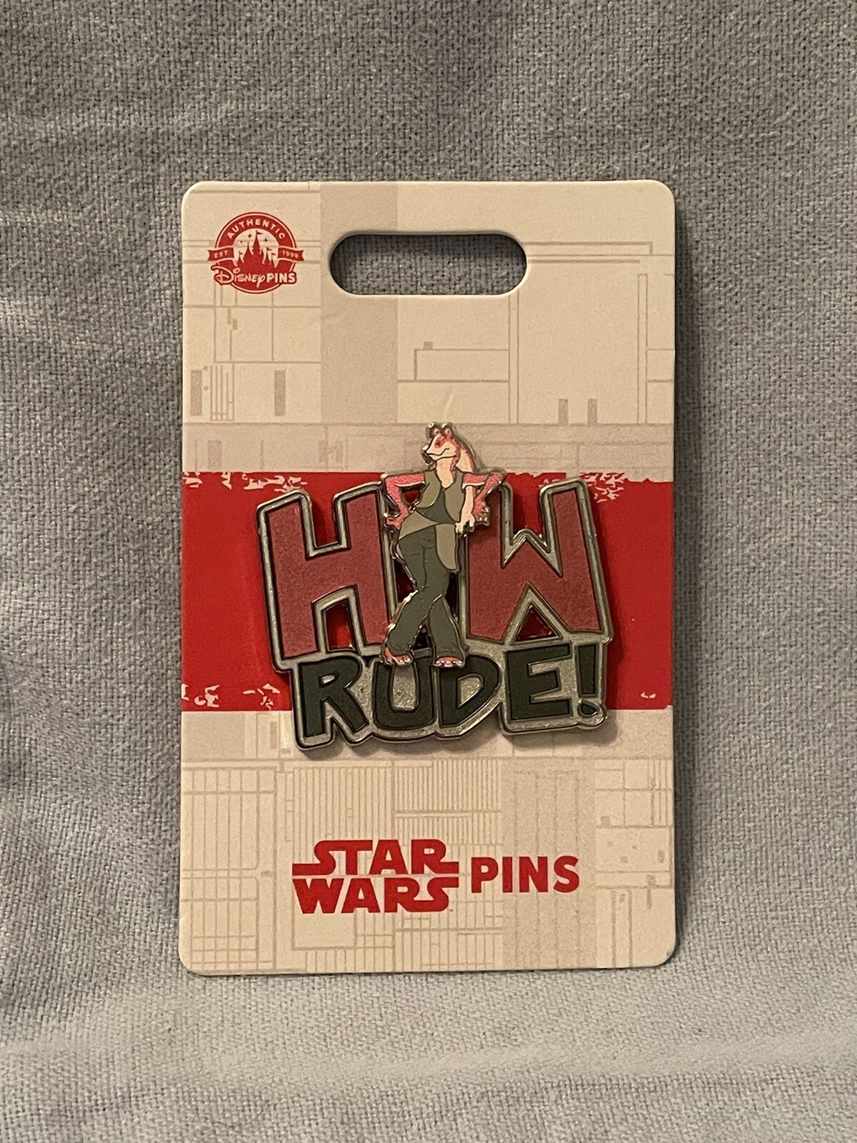 NEW Walt Disney Parks Star Wars Quote Episode I Jar Jar Binks "How Rude ...