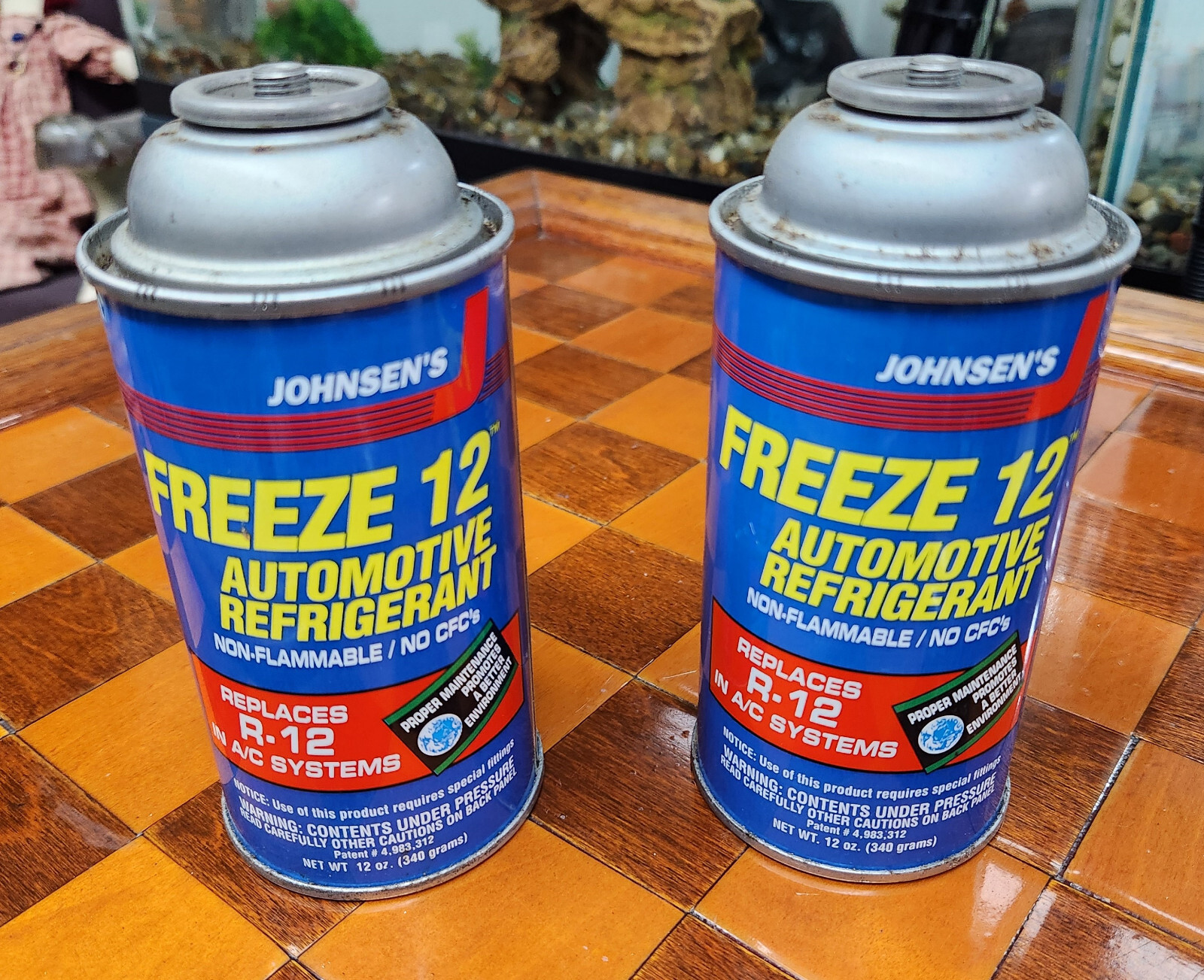 2 Johnsen's Full 12oz Freeze 12 Refrigerant Replaces R12 for sale ...