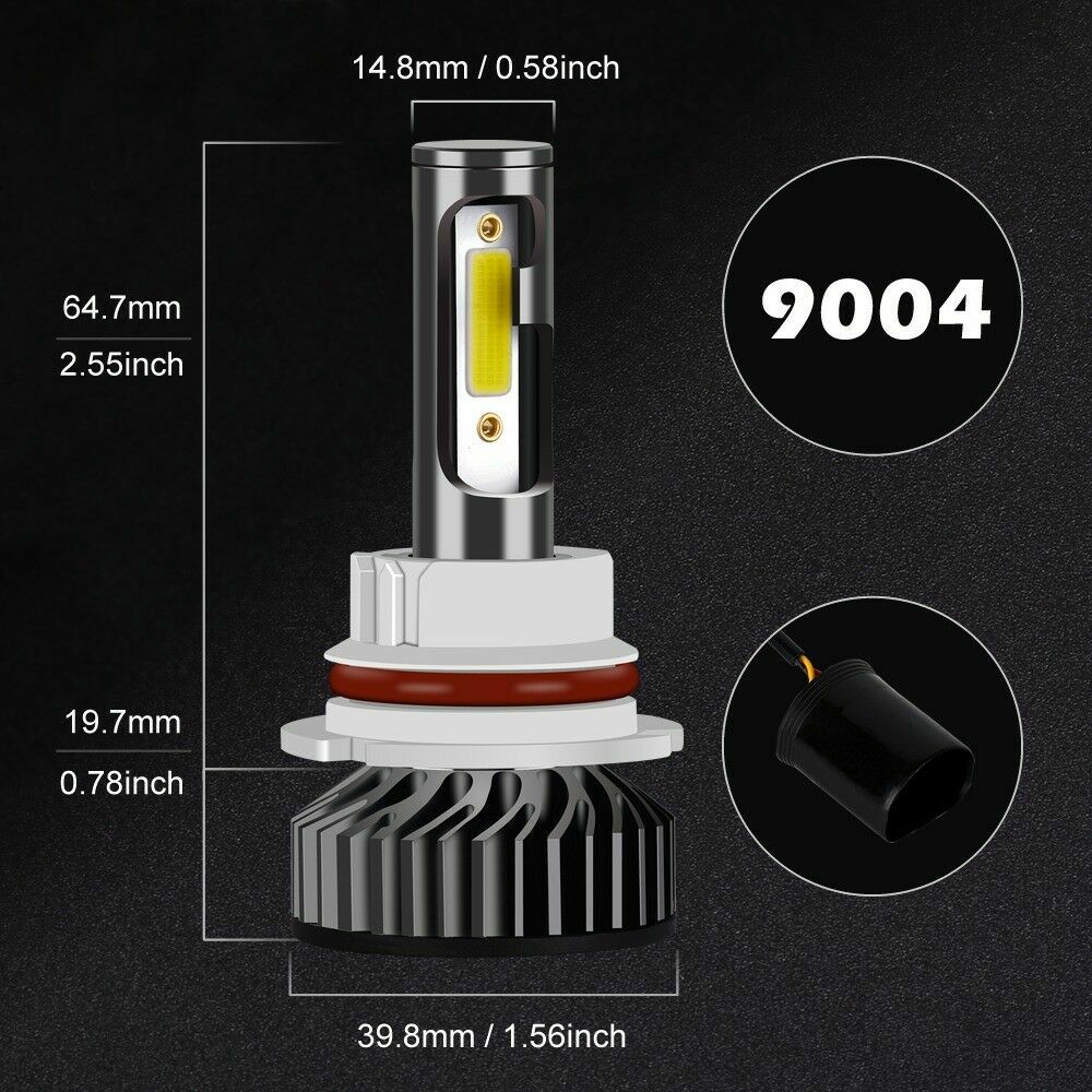 For Hummer H2 2003-2009 LED Headlight High/Low Beam Bulbs White Cool ...