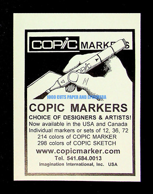 Copic Art Markers Trade Print Magazine Ad Poster ADVERT | eBay