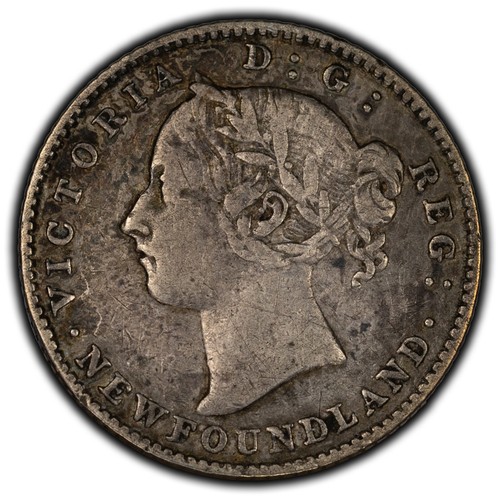 Newfoundland 1890 10 Cents Silver Coin - Fine | eBay