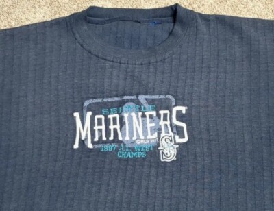 Vintage Seattle Mariners 1997 A.L. West Champs Sweatshirt Crewneck ...