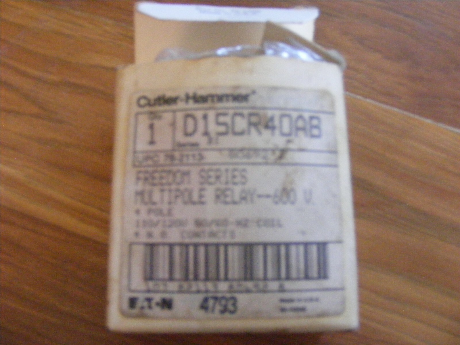 CUTLER_HAMMER D15CR40AB Multipole Relay | eBay