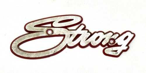 Strong Trouper Spotlight Optical System Plastic Nameplate | eBay