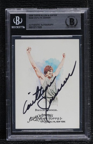 BAS 2008 Topps Allen & Ginter's Caitlyn Jenner Bruce #208 BGS Authentic ...