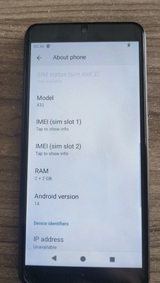 Xgody Mobile Phone X32 Android 14 SIM-free Unlocked Smartphone Black ...