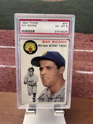 1954 Topps - Ray Boone #77 PSA 6 | eBay