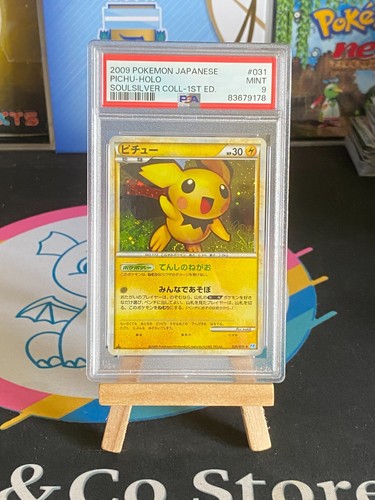 Pichu Holo 031/070 - SOULSILVER COLL-1ST EDITION - PSA 9 - Carte ...