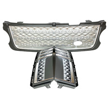 Black Silver Front Grille for Range Rover L322 2010-13 Vogue LR011133 ...
