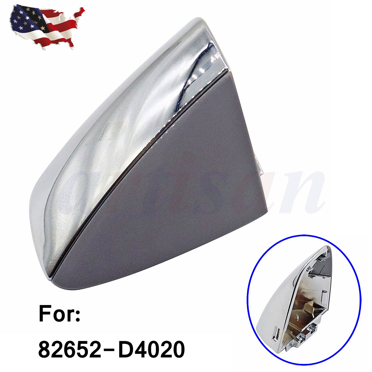 New Outer Front Left Door-Cover For Kia K5 Optima 2016-2020 82652-D4020 ...