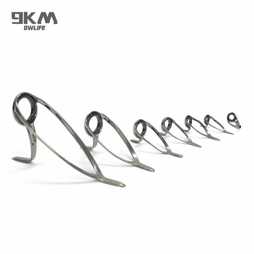 7Pcs Fishing Rod Guide Spinning Fishing Rod Building Repair Kit ...