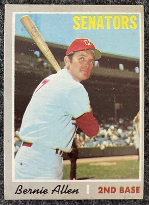 1970 Topps Baseball #577 Bernie Allen Senators | eBay
