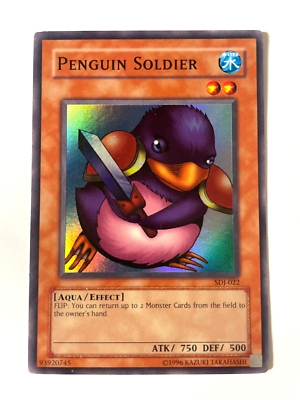 Penguin Soldier Yu Gi Oh Yu Gi Oh TCG Penguin Soldier SDJ 022 1st