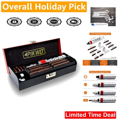 Versatile Impact Screw Extractor Set - S2 Steel - Ideal for Motorcycle ...