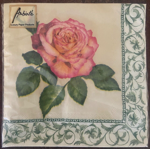 Ambiente Servietten Tissue 3lagig 33x33 cm Rosabella Serviettentechnik ...