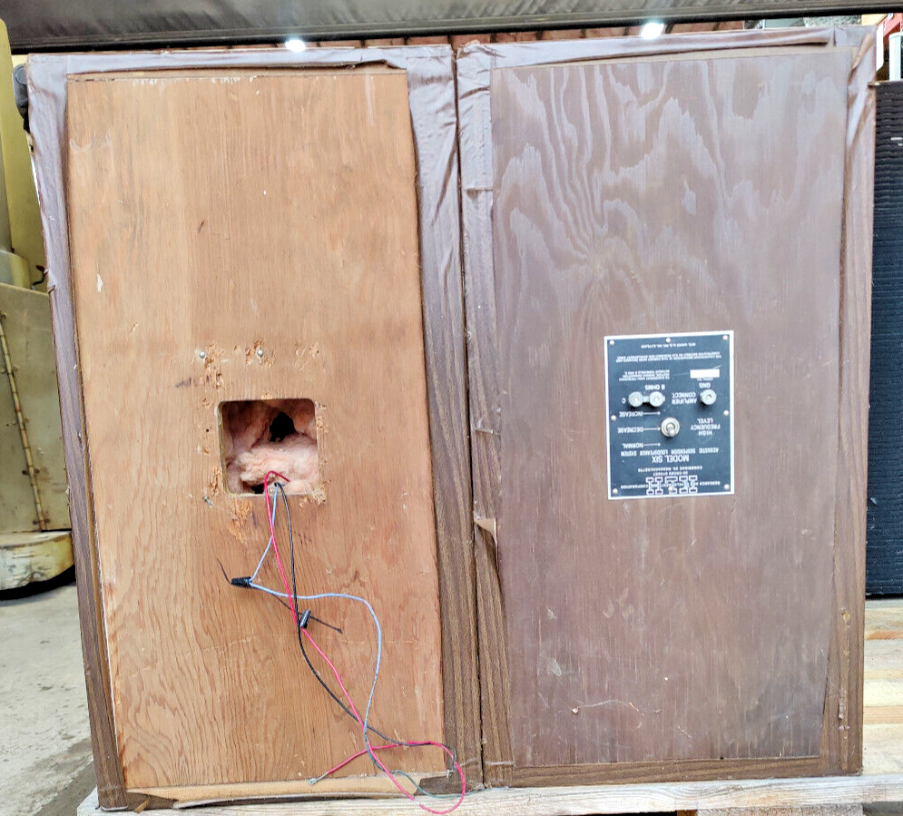 Set of 2 KLH Model Six Speakers | eBay