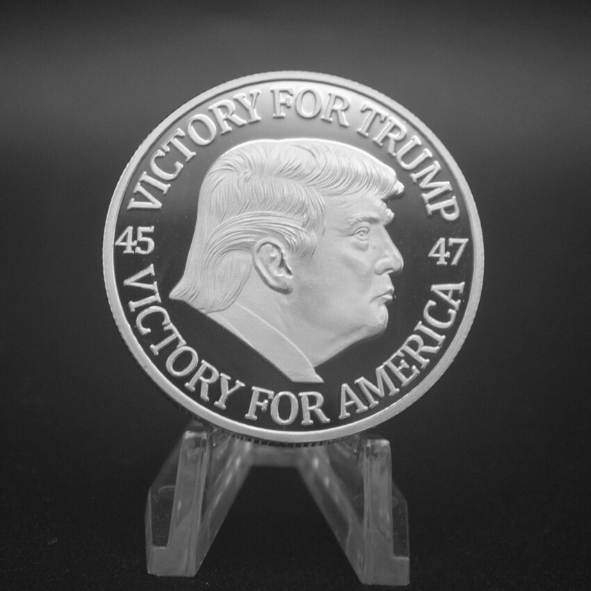 100PCS 45-47th President Donald Trump Victory Coin Victory For Trump | eBay