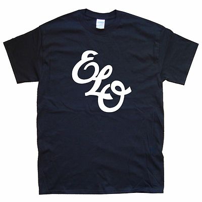 ELO T-SHIRT sizes S M L XL XXL colours Black, White electric light ...