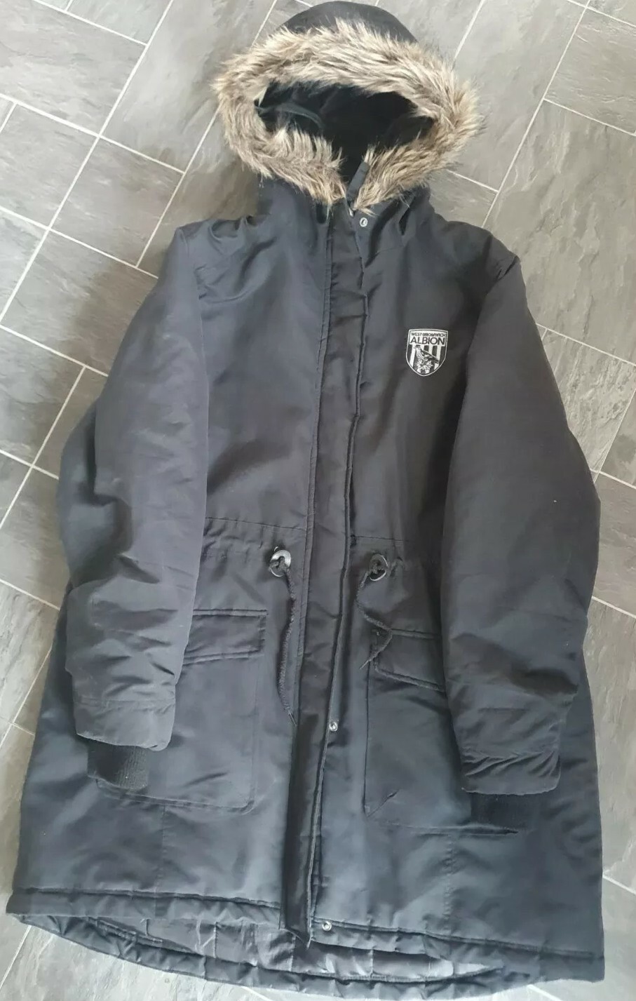 WBA Official football club Merchandise Black Parka Co… - Gem