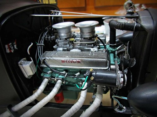 1/8 scale Buick nailhead engine Lindberg Monogram Revell Rat Hot Street ...