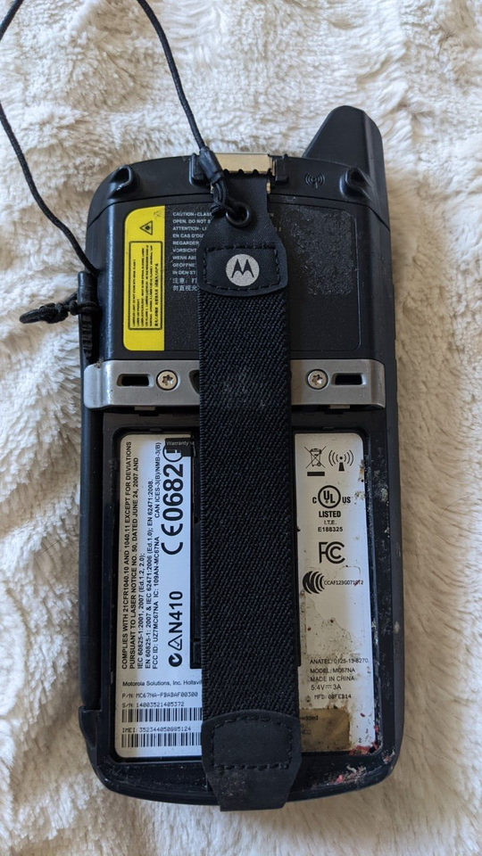 Motorola MC67 MC67NA PDA GPS Barcode Scanner w/stylus - no battery | eBay