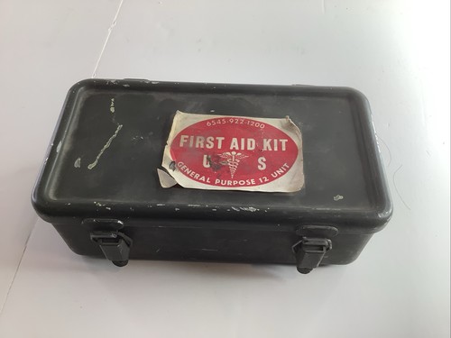 US Army Military Motor Vehicle Jeep General Purpose First Aid Kit -6545 ...