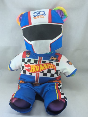 Build-A-Bear Workshop 2018 Hot Wheels 50th Anniversary Stuffed Bear ...