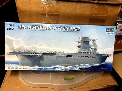 Trumpeter, USS Lexington CV-2 05/1942, Model Military Ship Kit #05716, 1/700 | eBay
