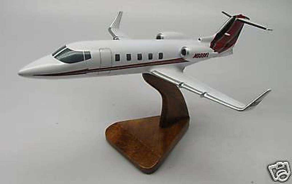 Learjet-60 Bombardier Aerospace Airplane Desktop Wood Model Big New | eBay