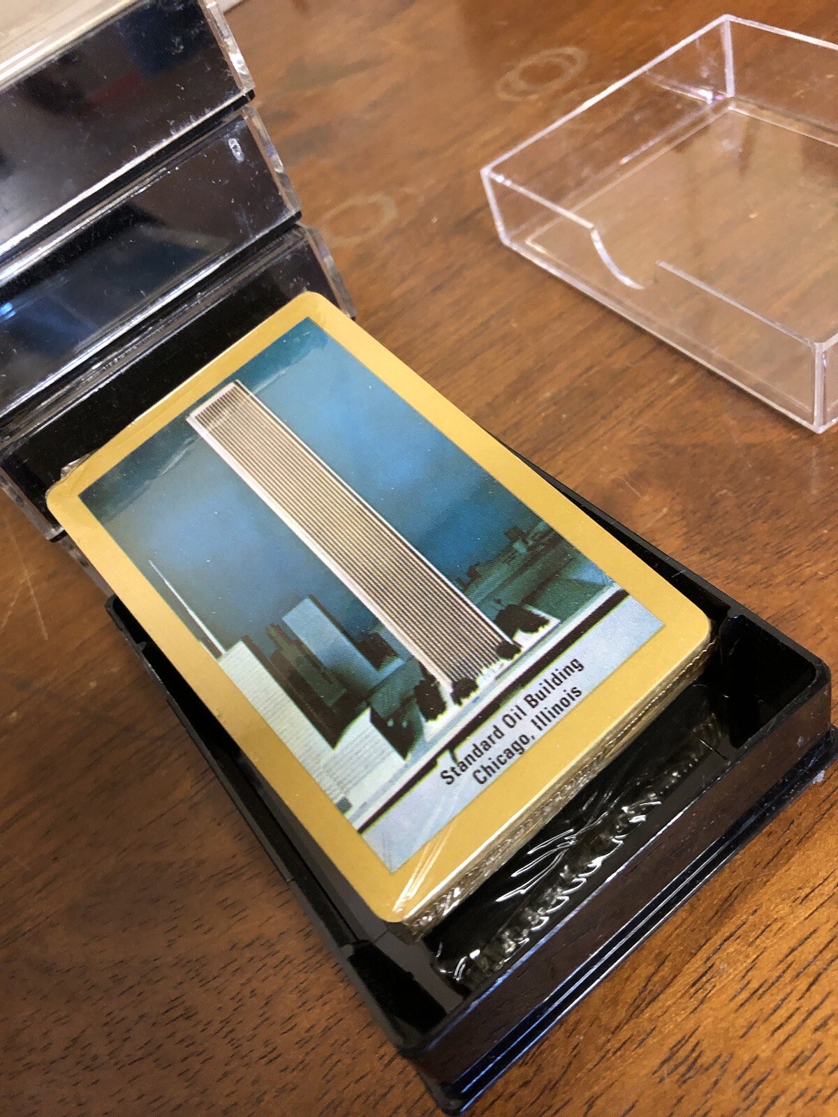 American Standard Oil Building Gold Playing Cards Deck Amoco BRAND NEW ...