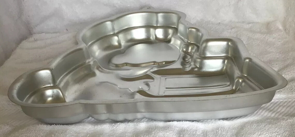 Garfield Cake Pan Wilton 2105 2447 Cat Baking Mold Tin Birthday Vintage ...