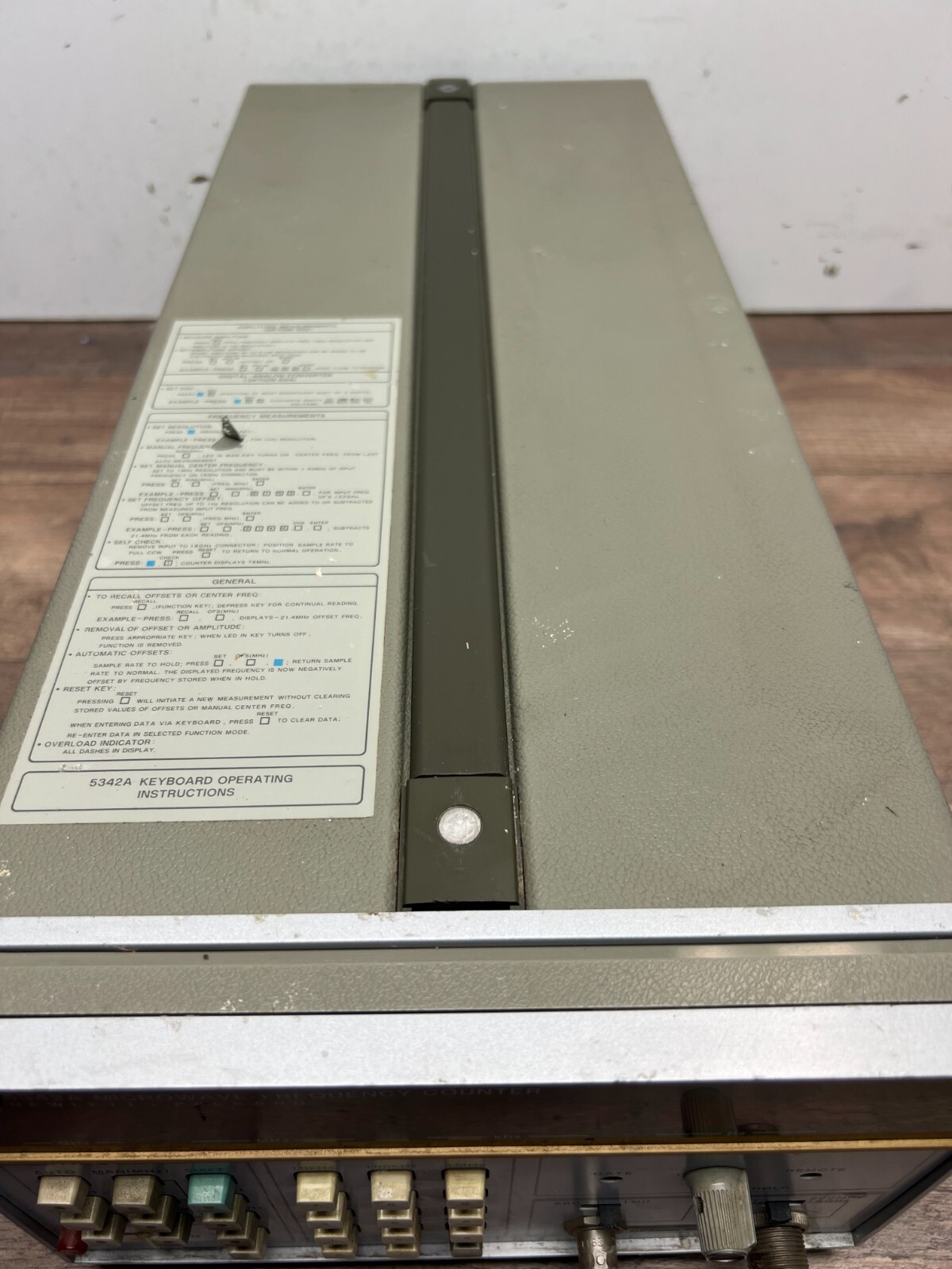 HP Agilent 5342A Microwave Frequency Counter OPT 002 | eBay