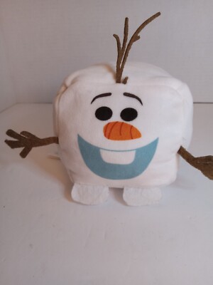 Disney Frozen Olaf Cubed Collectibles Soft Plush Stuffed White Snowman ...