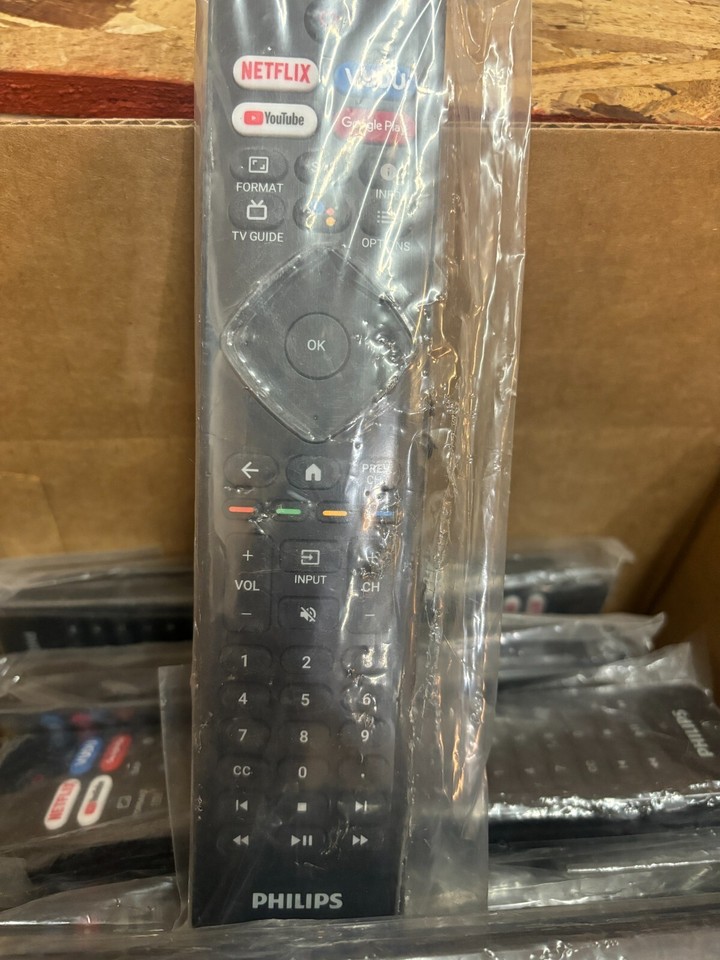 NEW Philips Android Smart TV Voice Remote RF-402A-V14 NETFLIX VUDU ...