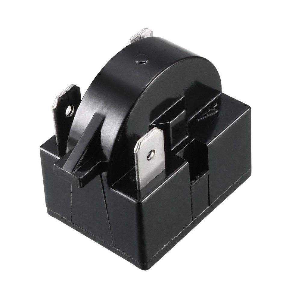 Refrigerator Start Relay 33 Ohm 3 Pin + Compressor Thermal Overload ...