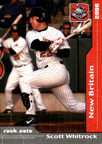 Scott Whitrock 2006 Grandstand New Britain Rock Cats #10 RC ...