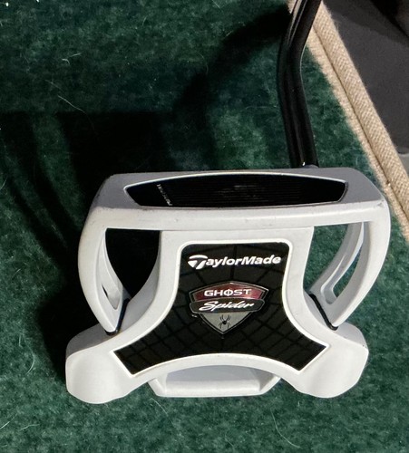 Taylormade Spider Ghost White Putter Very Nice Shape +New Grip Right ...
