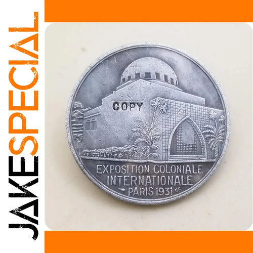 1931 Colonial Expo Paris Replica Commemorative Coin | eBay
