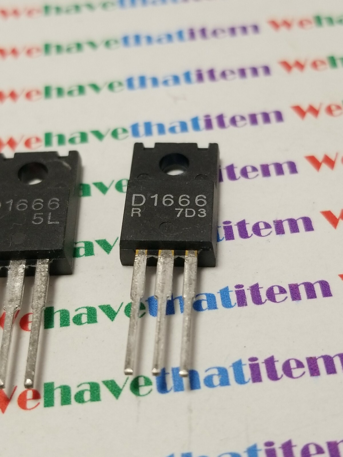 2SD1666 / D1666 / TRANSISTOR / TO3P / 2 PIECES (qzty) | eBay