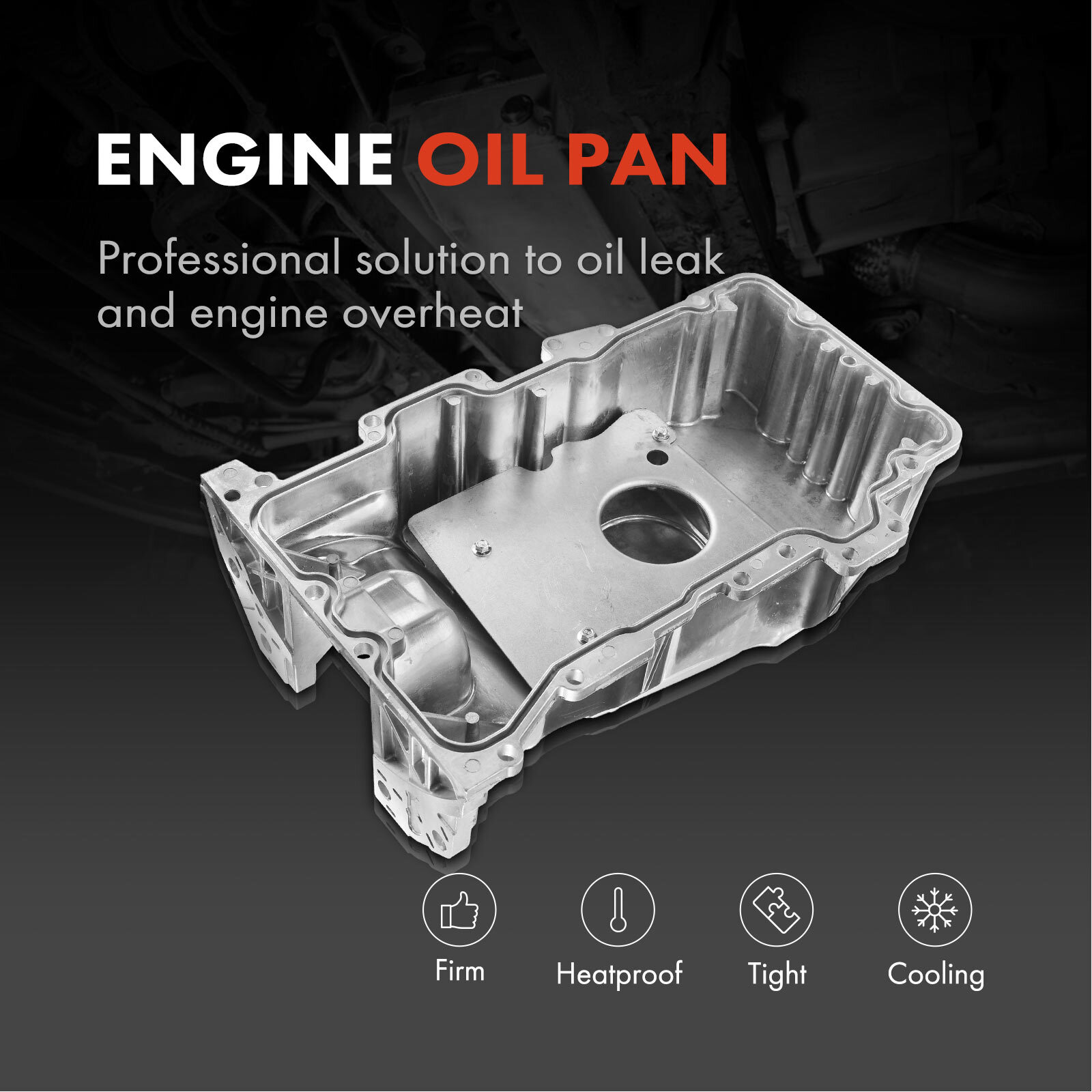 Engine Oil Pan Sump for Ford Escape Fusion Lincoln Zephyr Mercury V6 3 ...