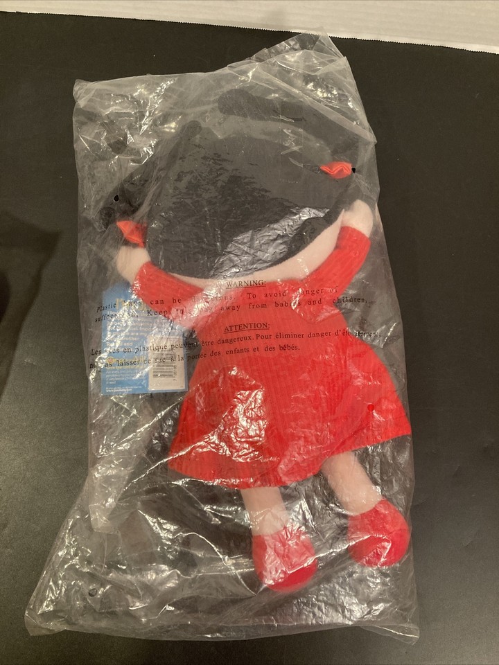 Juno Baby Doll Beanbag Plush 2009 Juno's Rhythm Adventure Corduroy Red ...