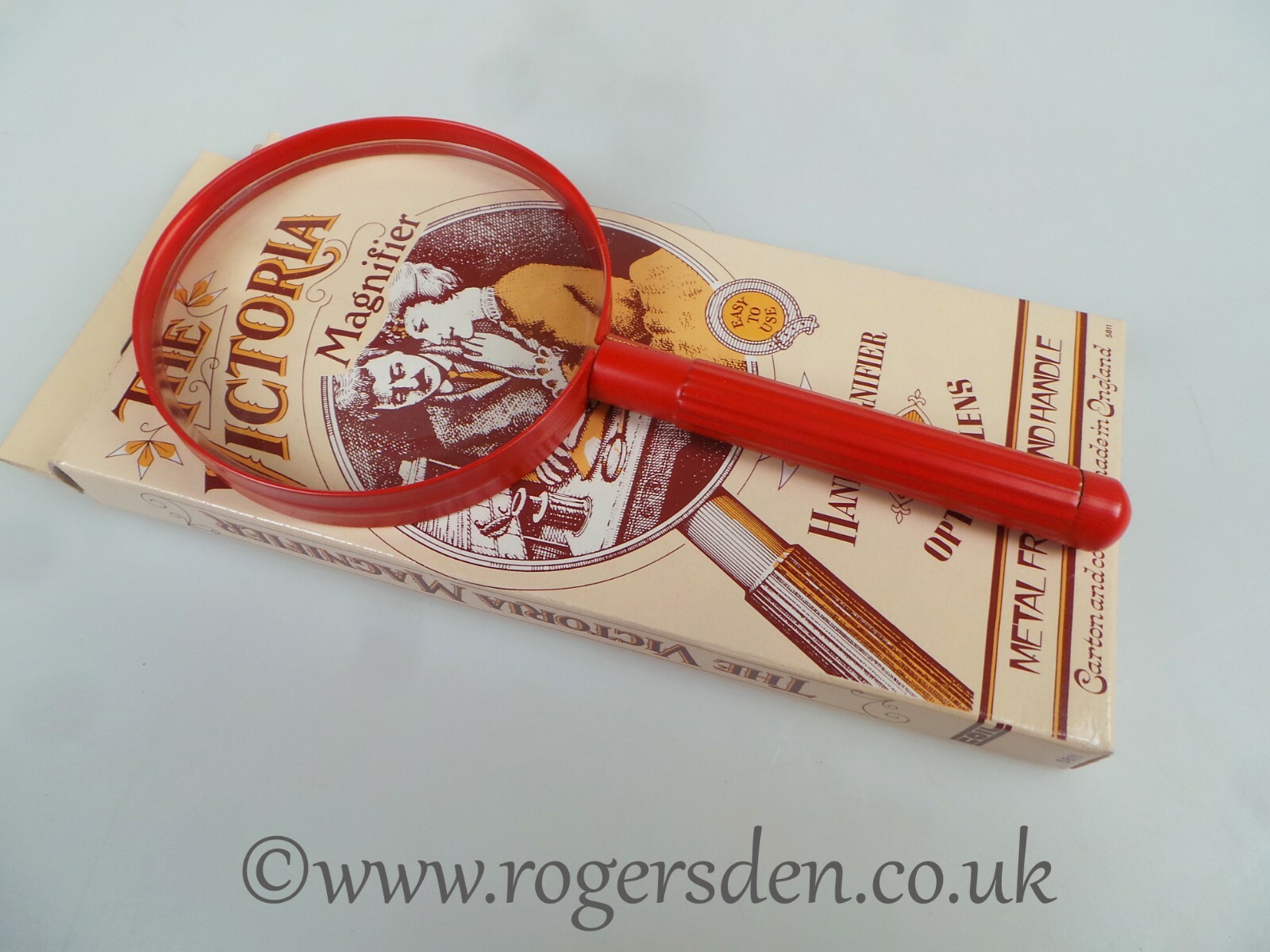 Coil Magnifying Glass The Victoria Magnifier Metal Frame & Handle | eBay UK