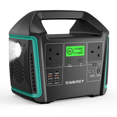 SWAREY Portable Power Station 1000W 725.76Wh Solar Power Generator ...