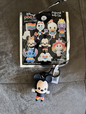 HOT TOPIC DISNEY GAY LGBT PRIDE BAG CLIP SERIES 46 MICKEY MOUSE | eBay