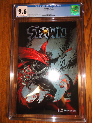 Spawn #113 Capullo Housse Cgc 9.6 NM+ Todd Mcfarlane 1st Imprimé Image ...