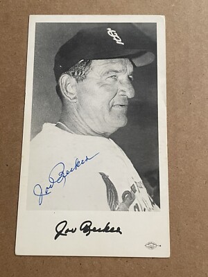 1965 Joe Becker Signed St Louis Cardinals Team Issue Postcard | eBay