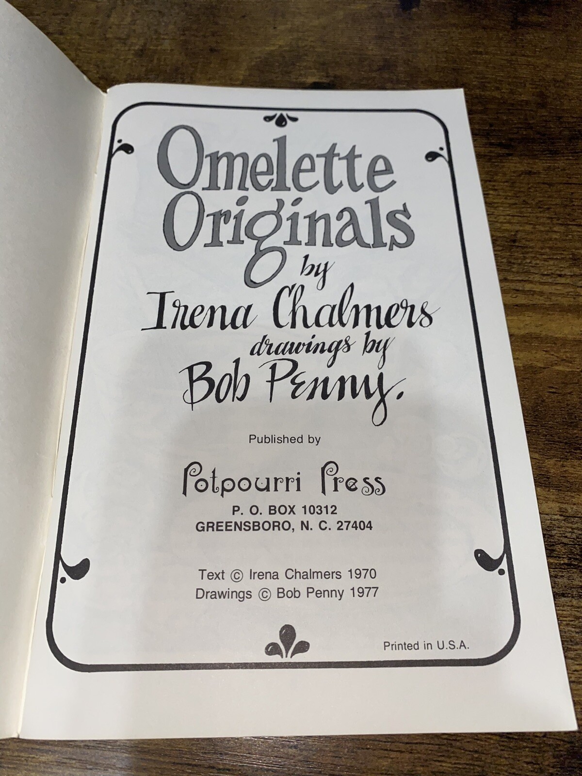 Vintage 1970 Omelette Originals Cookbook Recipes Cook Book Cooking | eBay